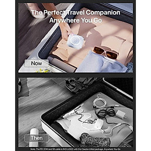 3-in-1-Wireless-Charger-for-Magsafe-iPhone 15/14/13/12 Apple Watch Airpods, Foldable-Travel-Charging-Station with Evolved Pro Magnetic Pad, Portable Essentials for Multiple-Devices Accessories