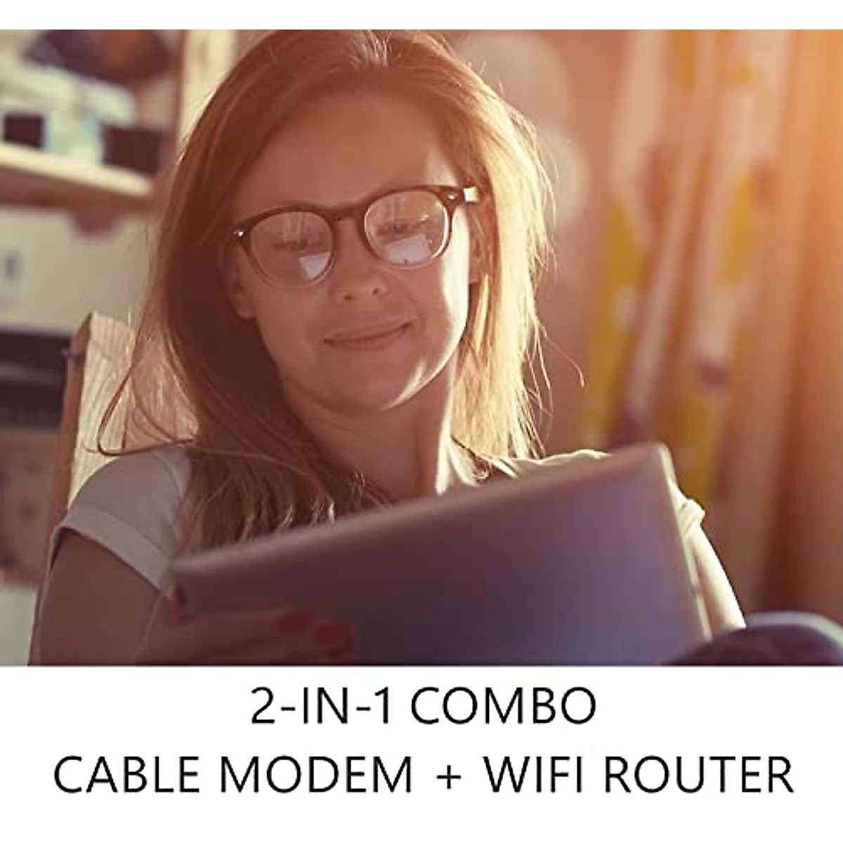 Motorola MG7700 Modem WiFi Router Combo with Power Boost | Approved by Comcast Xfinity, Cox and Spectrum | for Cable Plans Up to 800 Mbps | DOCSIS 3.0 + Gigabit Router