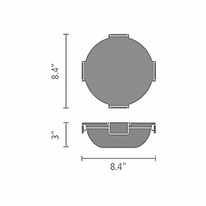 Brabantia Make & Take Salad Bowl with Removable Tray for Toppings & Dressings (Dark Gray) 100% Leakproof, Microwave & Freezer Safe Meal Prep Container