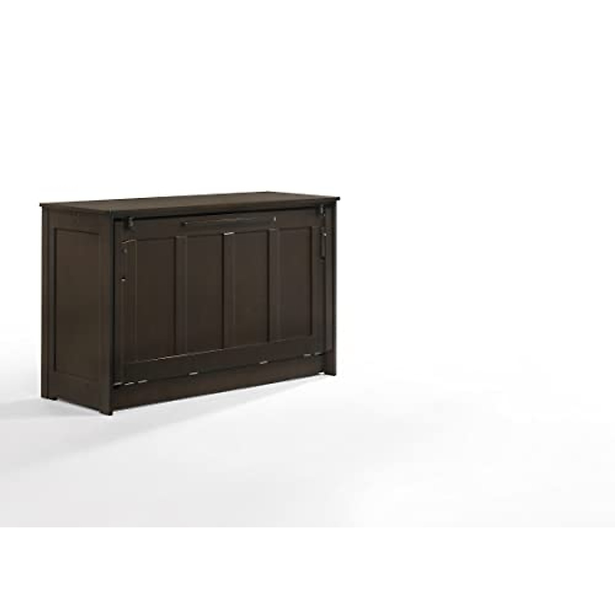 Night & Day Furniture Orion Murphy Cabinet with Mattress (Chocolate, Full)