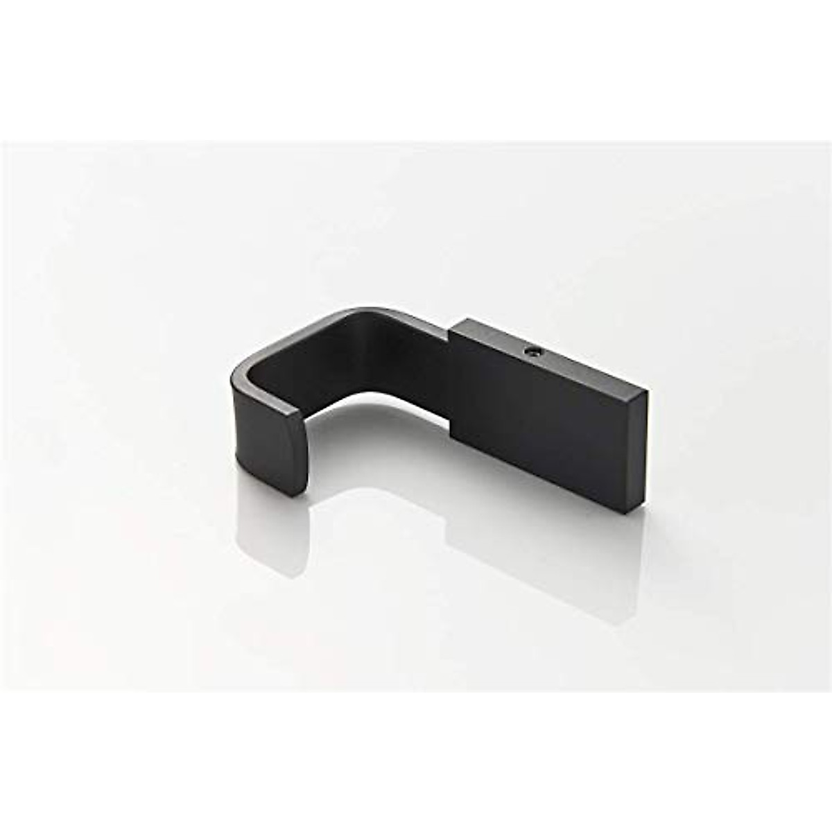 Flybath Coat Hook Brass Robe Towel Hooks Contemporary Style Matte Black Finish Wall Mounted - 2 Pack