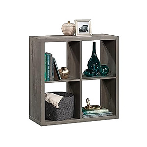 Sauder Miscellaneous Storage 4-Cube Organizer, Mystic Oak Finish