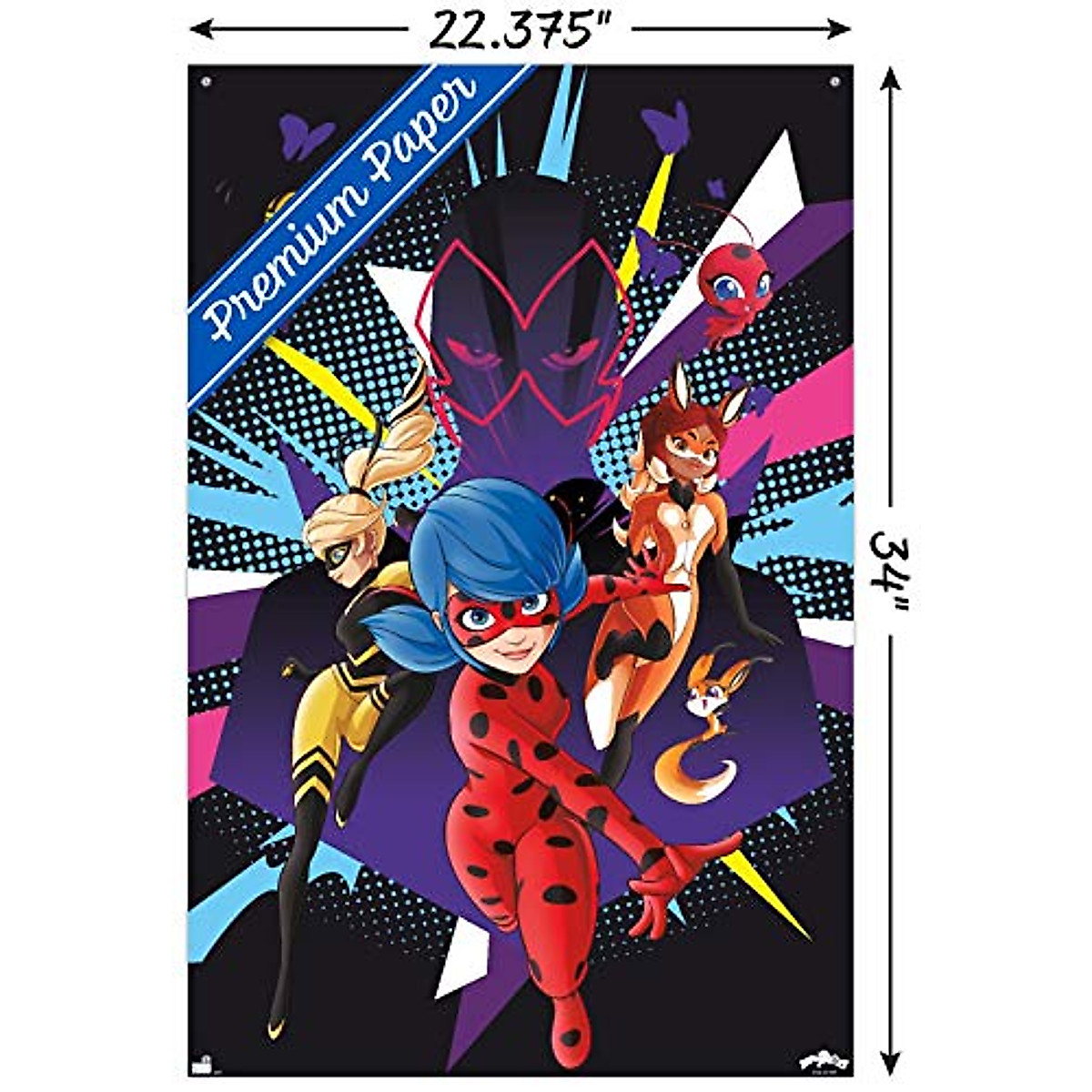 Miraculous - Group Wall Poster with Pushpins