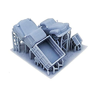 Outland Models Railway Scenery Classic Pick-up Truck Set 1:87 HO Scale