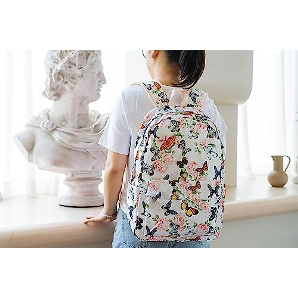 CAMTOP School Backpack Teens Girls School Bookbag Elementary Middle School Students Backpacks Casual Daypack Trave