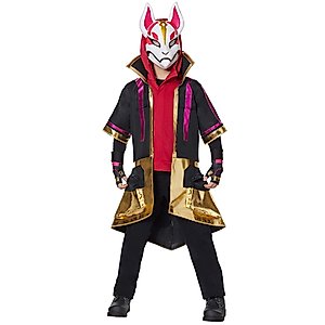 Spirit Halloween Boys 2-Fer Drift Fortnite Costume | OFFICIALLY LICENSED - Medium