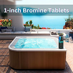 Spa Bromine Tablets for Hot tub, 1.5lbs - Spa Sanitizing Bromine for Hot Tubs & Spa Bromine Tablets - Recommended Hot Tub Bromine Sanitizer by AquaDoc