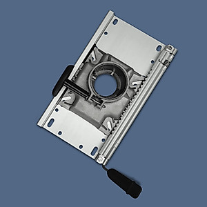 ONHI Boat Seat Pedestal High-Grade Aluminum, Fits 2 7/8-Inch Diameter Pedestal Post, Marine Grade - Perfect for Fishing and Boating Enthusiasts(Fore & Aft Seat Slide with Secure Locking Seat Mount)