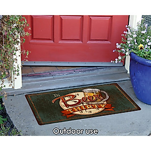 Toland Home Garden 800208 It's Beer Thirty Man Cave Door Mat 18x30 Inch Drink Outdoor Doormat for Entryway Indoor Entrance