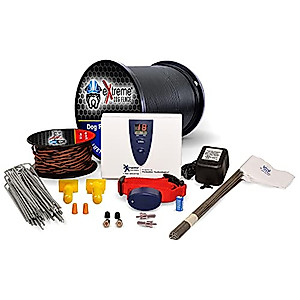 Underground Electric Dog Fence Ultimate - Extreme Pro Dog Fence System for Easy Setup and Maximum Longevity and Continued Reliable Pet Safety - 1 Dog | 500 Feet Pro Grade Dog Fence Wire