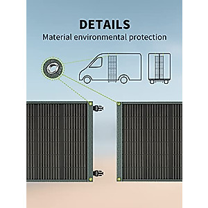 POWERWIN PWS220 220watt Foldable Solar Panel, Complete with Adjustable Kickstand, Waterproof Ip65 & Durable for Off The Grid Living