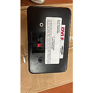 Pyle Outdoor Waterproof Wireless Bluetooth Speaker - 3.5 Inch Pair 3-Way Active Passive Weatherproof Wall, Ceiling Mount Dual Speakers System w/Heavy Duty Grill, Patio, Indoor Use PDWR42BBT (Black)