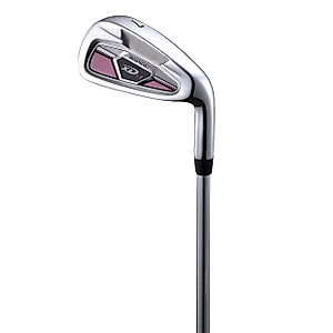 Aspire XD1 Ladies Womens Complete Golf Clubs Set Includes Titanium Driver, S.S. Fairway, Hybrid, 6-PW Irons, Putter, Bag, 3 H/C's Pink Petite Size