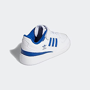 adidas Originals Forum Low Sneaker, White/Team Royal Blue/White, 6 US Unisex Big Kid