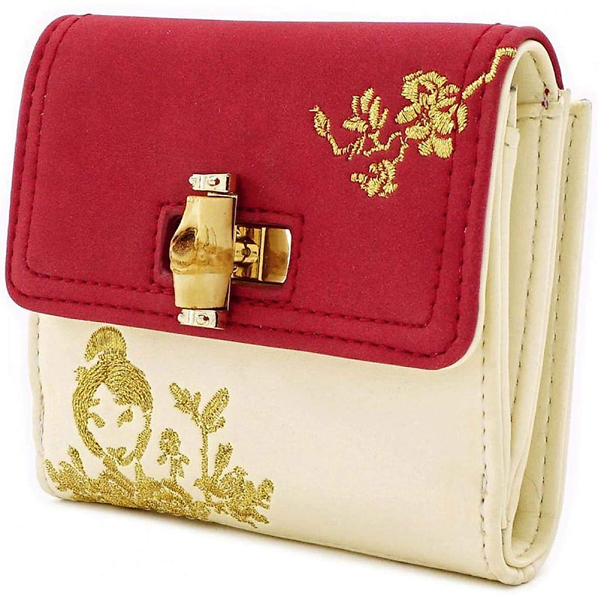 Loungefly Mulan Bamboo Lock Wallet, Multi, One Size