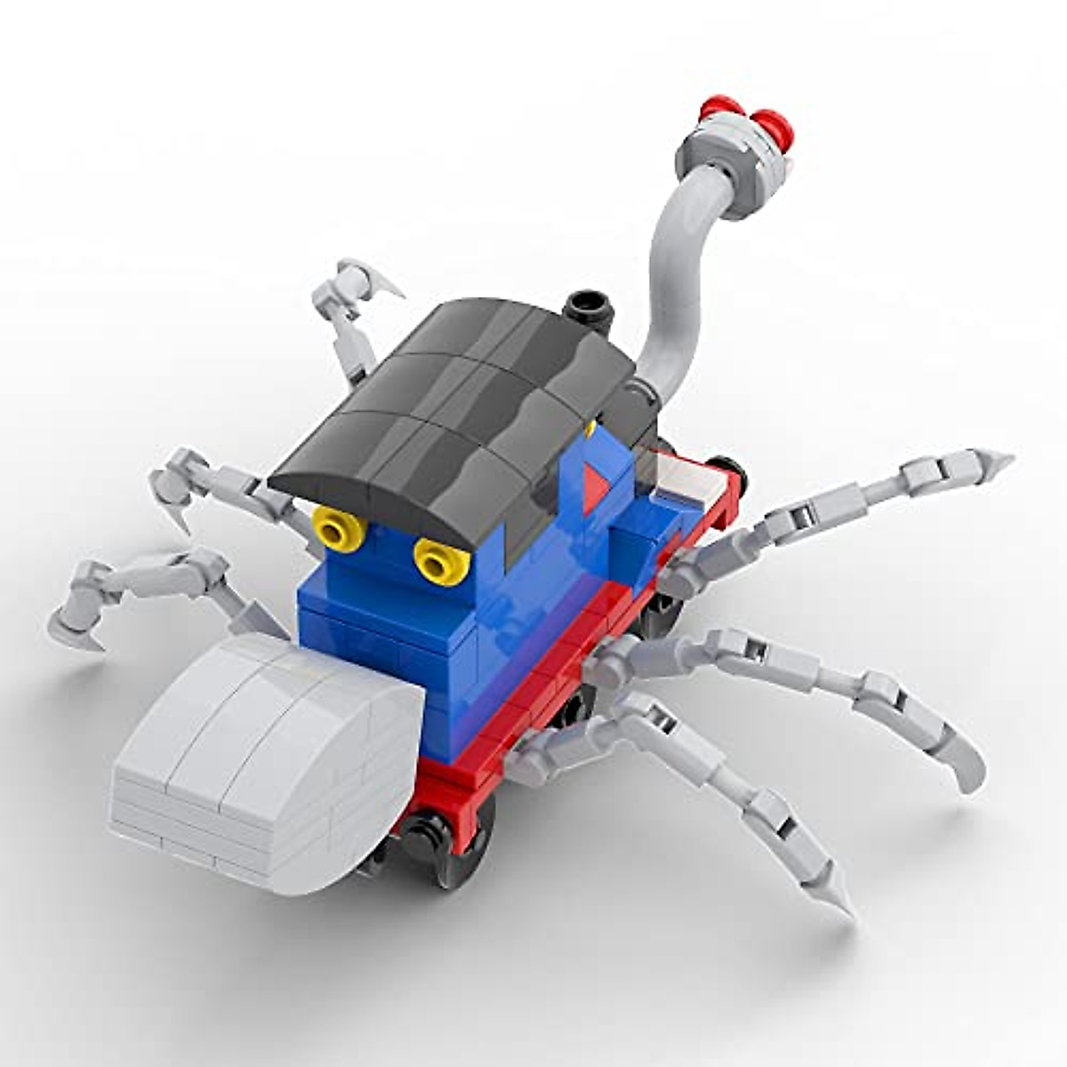 Lebebe Chooo Charlees Spidder Train Building Blocks, STEM Animals Vehicle Action Figure Model Toy, Horror Game Forest Spidder Monster, Easter Day Halloween Birthday Gifts for Kids,Adults (199 Pieces)
