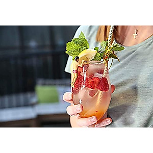 Drinking Buddies Cocktail/Wine Glass Markers count of 6