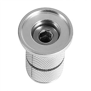 HERCHR Bike Headset Expander, 28.6mm Bicycle Expansion Bolt Bike Headset Screw for Road Bike Top Cap Nut Plug Bolt Stem