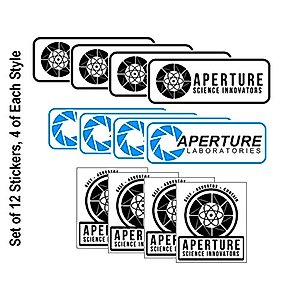 Aperture Laboratories Sticker Assortment