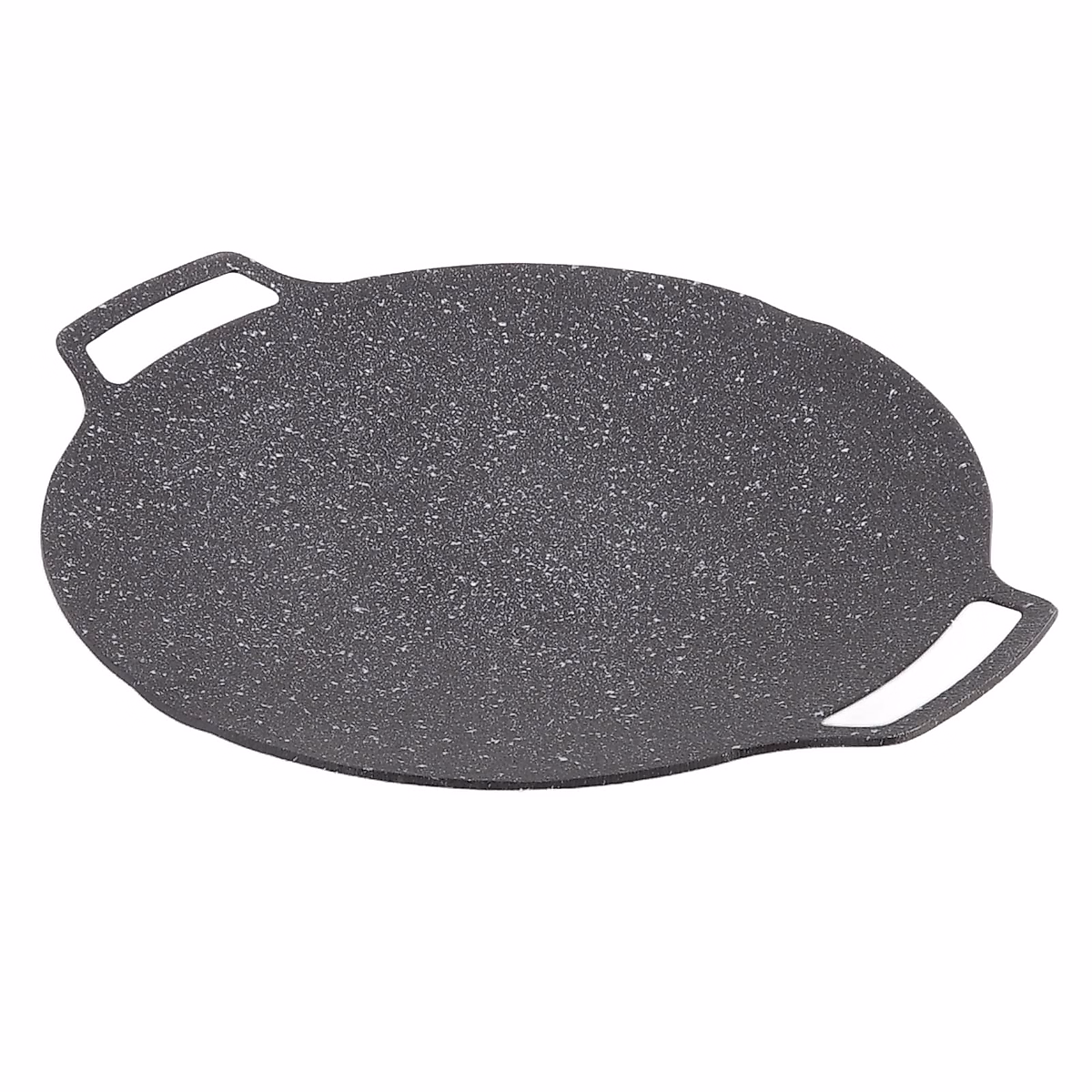 Korean Griddle Pan, Korean BBQ Plate Barbecue Grill Non Stick Circular Frying Pan for Home Outdoor Stove, Non-stick Coating frying Pan(Gas Model 30cm)