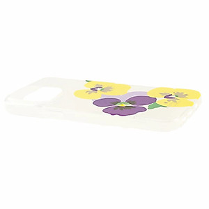 kate spade new york Jeweled Pansy Toss Resin iPhone 14 Pro Max Case Clear