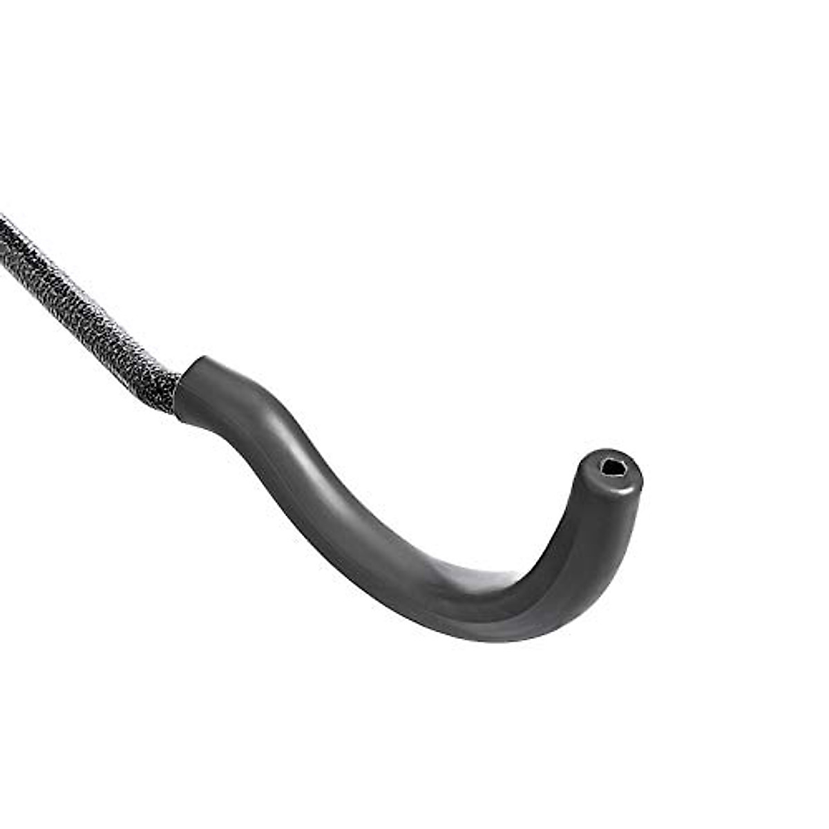 Amazon Basics Horizontal Wall Mount Bike Hanging Rack, Easy Installation - Hammertone Grey, 2x8x15