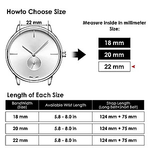 TIESOME Silicone Watch Bands, Quick Release Waterproof Soft Rubber Replacement Straps with Silver Plated Stainless Steel Buckle Compatible with Smart Watch Sport Watch for Men Women (22mm, Black)