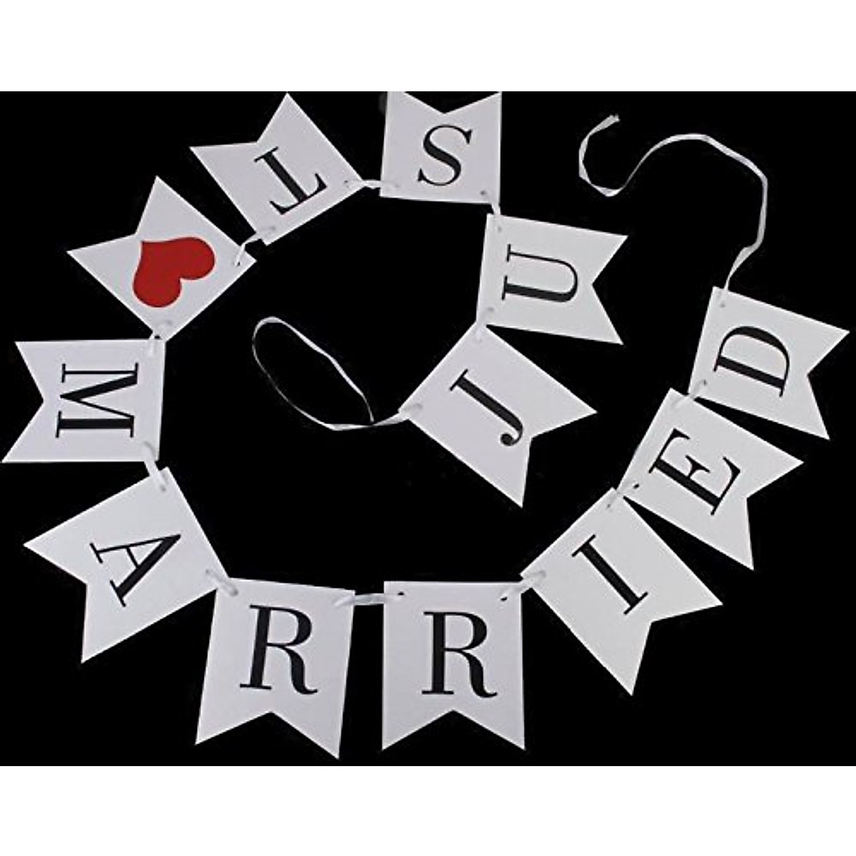 Just Married Banner & Wedding Balloons - Wedding Car Decorations Kit - Mr Mrs Wedding Balloon with Tassel Garland - Jumbo Wedding Balloons Decorations by Jolly Jon