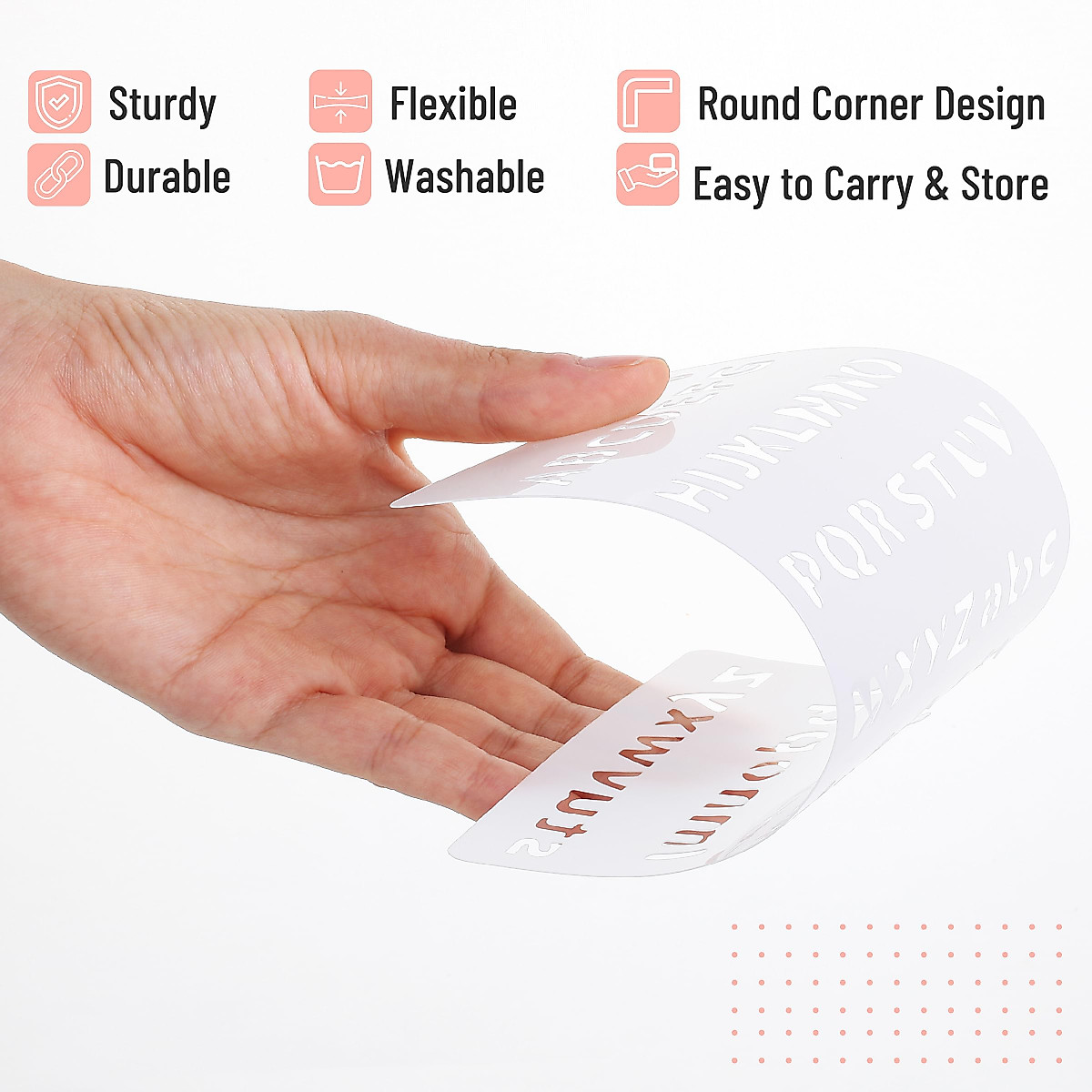 Mr. Pen- Letter Stencils, 12 Pack, 4 x 7 Inch, Alphabet Stencils, Letter Stencil, Lettering Alphabet Stencil, Stencils, Stencils Letters and Numbers, Lettering Stencils, Bullet Journaling Stencils