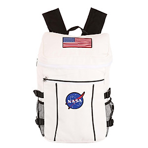 Fun Costumes Adult NASA Backpack Standard White