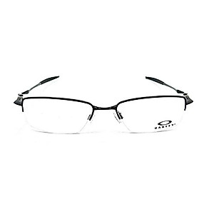 Oakley OX 3143-314301, Designer Eyeglasses Caliber Black Drill w/Demo Lens, 53mm