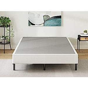 RLDVAY Box-Spring-Queen, 9 inch Metal Queen Box Spring Only, Heavy Duty Queen Size Box Spring with Fabric Cover, Easy Assembly, Non Slip, Noise Free