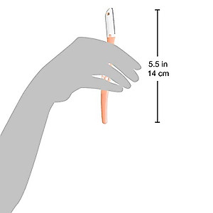 About Face Fuzz-Free Facial Razors for Shaving & Exfoliating - Includes 3 Beauty Groomers - For Face, Lips & Eyebrows