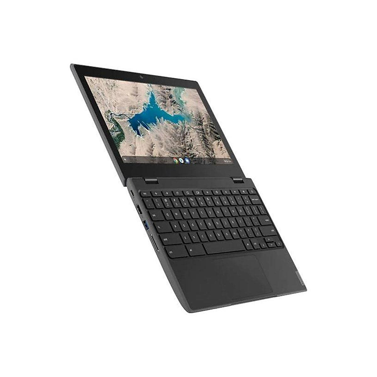 Lenovo Chromebook 100e 2nd Gen 11.6" HD Notebook Computer, Intel Celeron N4020 1.10GHz, 4GB RAM, 32GB eMMC Flash Memory, Chrome OS, Black