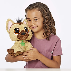 Little Tikes Rescue Tales Adoptable German Shepherd Interactive Plush Pet Toy, Multicolor
