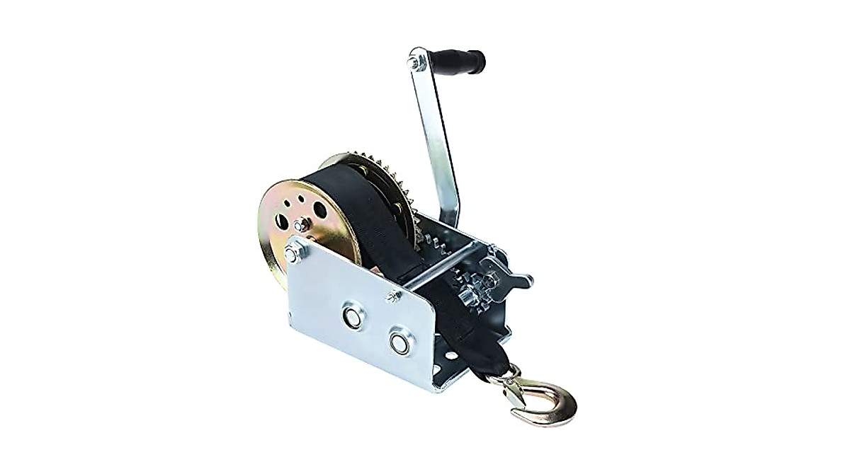 8MILELAKE Heavy Duty 2500lbs Winch for Trailer & Boat