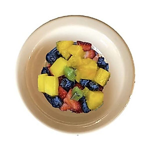 Z-Moments Western Melamine Fruit Bowl Monkey Bowl 3.5-Ounce, 4-1/4" dia. White or Tan NSF (96, Tan)