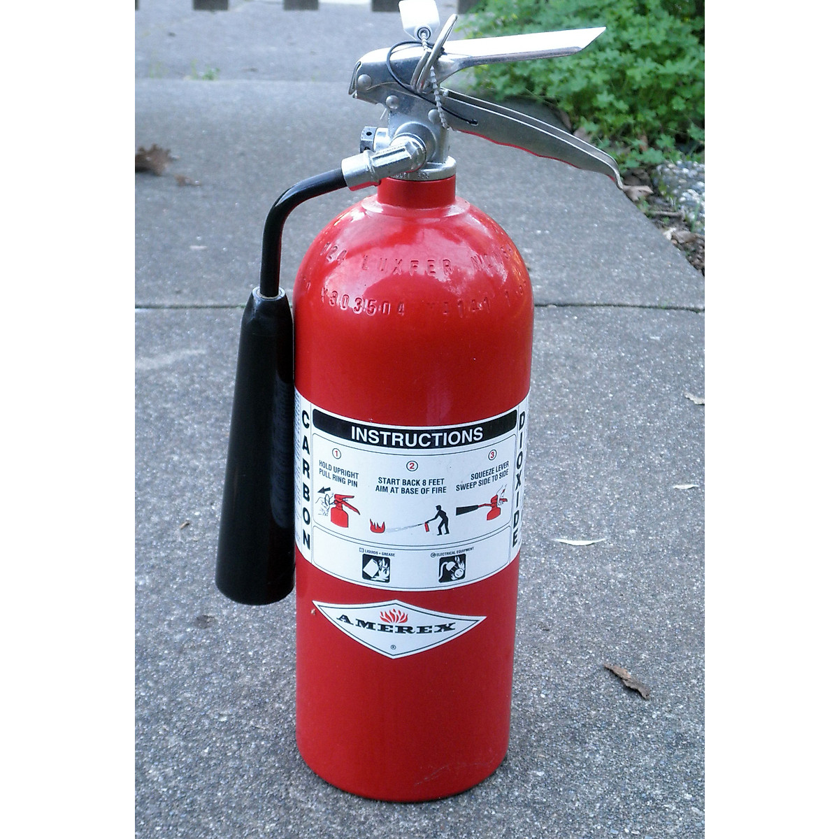 Amerex 322, 5lb Carbon Dioxide Class B C Fire Extinguisher