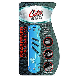 Camillus Cuda Knife; Shear; and Hook, Blue, (18097)