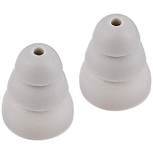 Etymotic Research ER38-18 3-Flange Replacement Eartips - 10 Pack - Gray,large