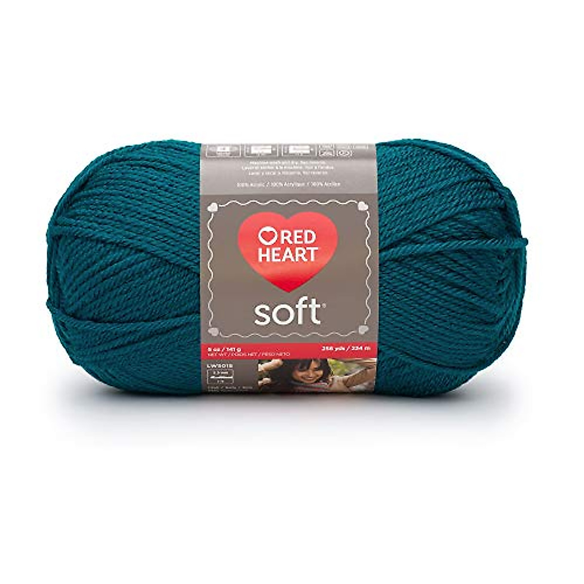 Bulk Buy: Red Heart Soft Yarn (3-Pack) Teal E728-9518