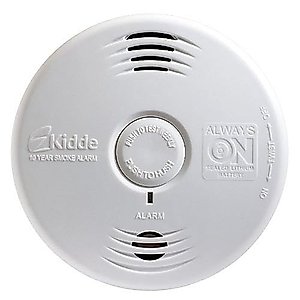 Kidde Smoke Detector, 10-Year Battery, Photoelectric Sensor Smoke Alarm