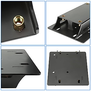 YOXUFA Torque Converter Motor Engine Riser Plate Kit Replacement for Predator 212cc 224cc 196cc 6.5hp Coleman CT200U BT200X Baja Warrior Massimo MB200 GX160 GX200 Engine Mini Bike Go Kart Parts