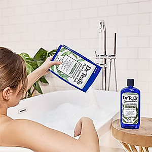 Dr Teal’s Salt Soak with Pure Epsom Salt, Cannabis Sativa Hemp Seed Oil, 3 lbs