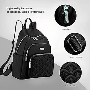 Cottoncode Small Backpack Purse for Women, Nylon Backpack Purse, School Backpacks Small Women's Backpack