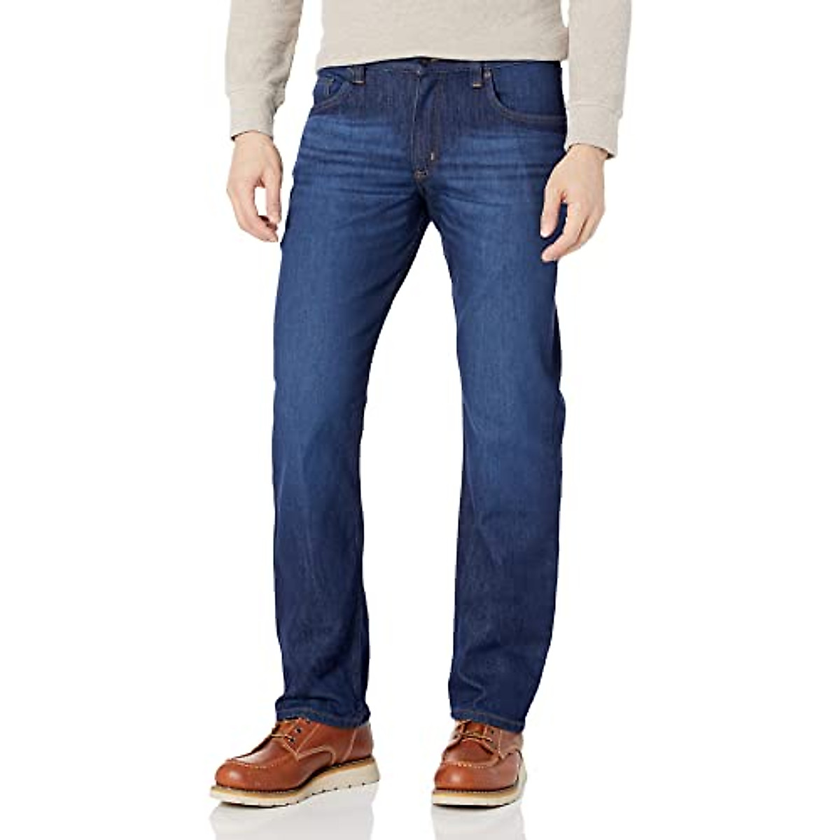 Carhartt Men's 104956 Force Relaxed Fit Low Rise 5 Pocket Jeans - 42W x 34L - Everest