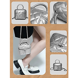 FONETTOS Box Bag Purse, Y2K Sourpuss Purse Cool Style Trendy Women Shoulder Crossbody Bags Fashion Girls Handbag