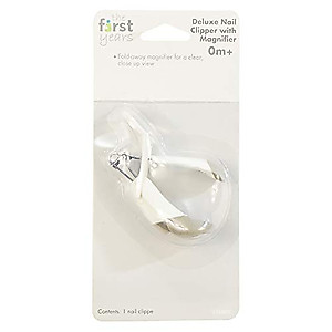 The First Years American Red Cross Deluxe Nail Clipper with Magnifier
