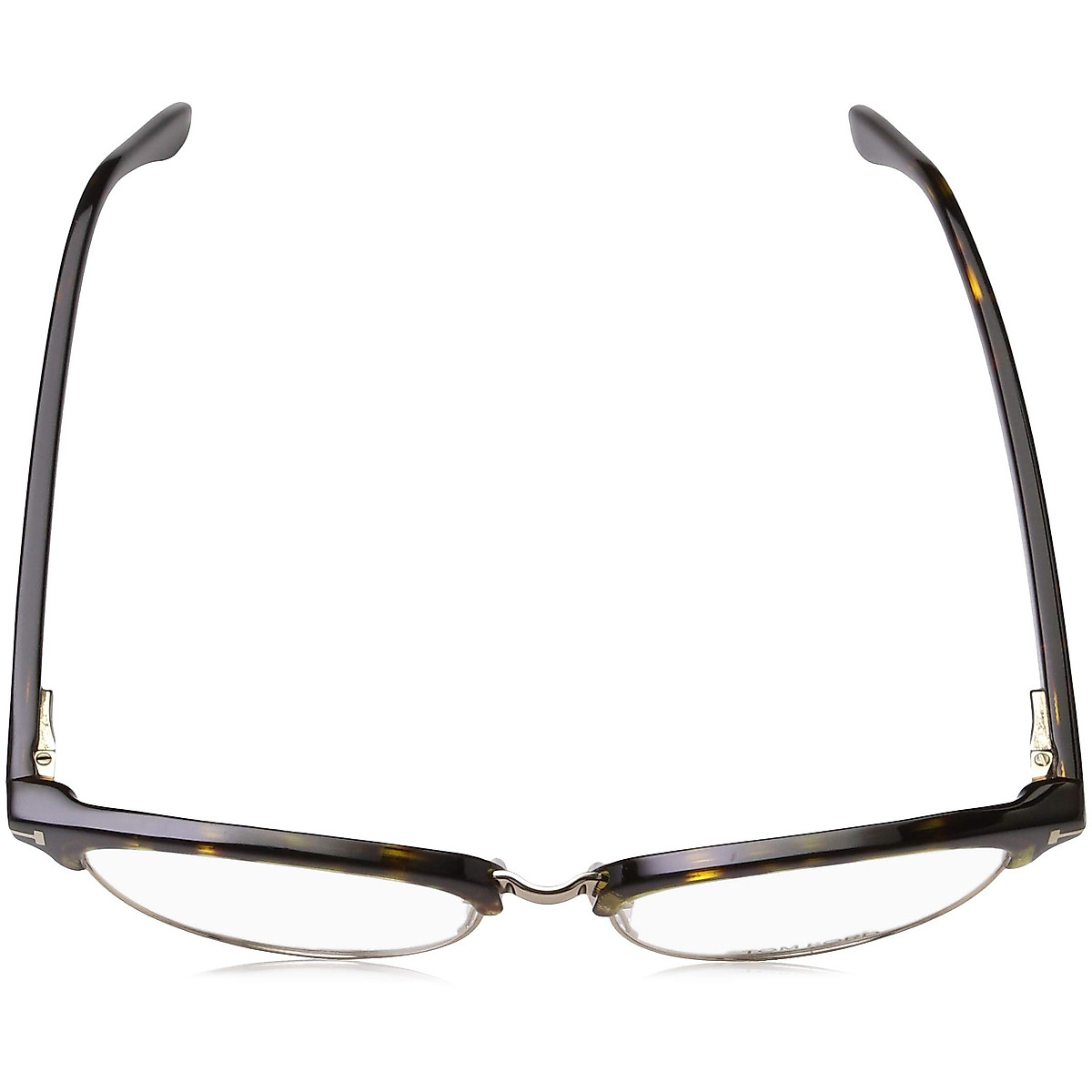 Tom Ford Oval Eyeglasses TF5471 052 Dark Havana/Gold 53mm FT5471