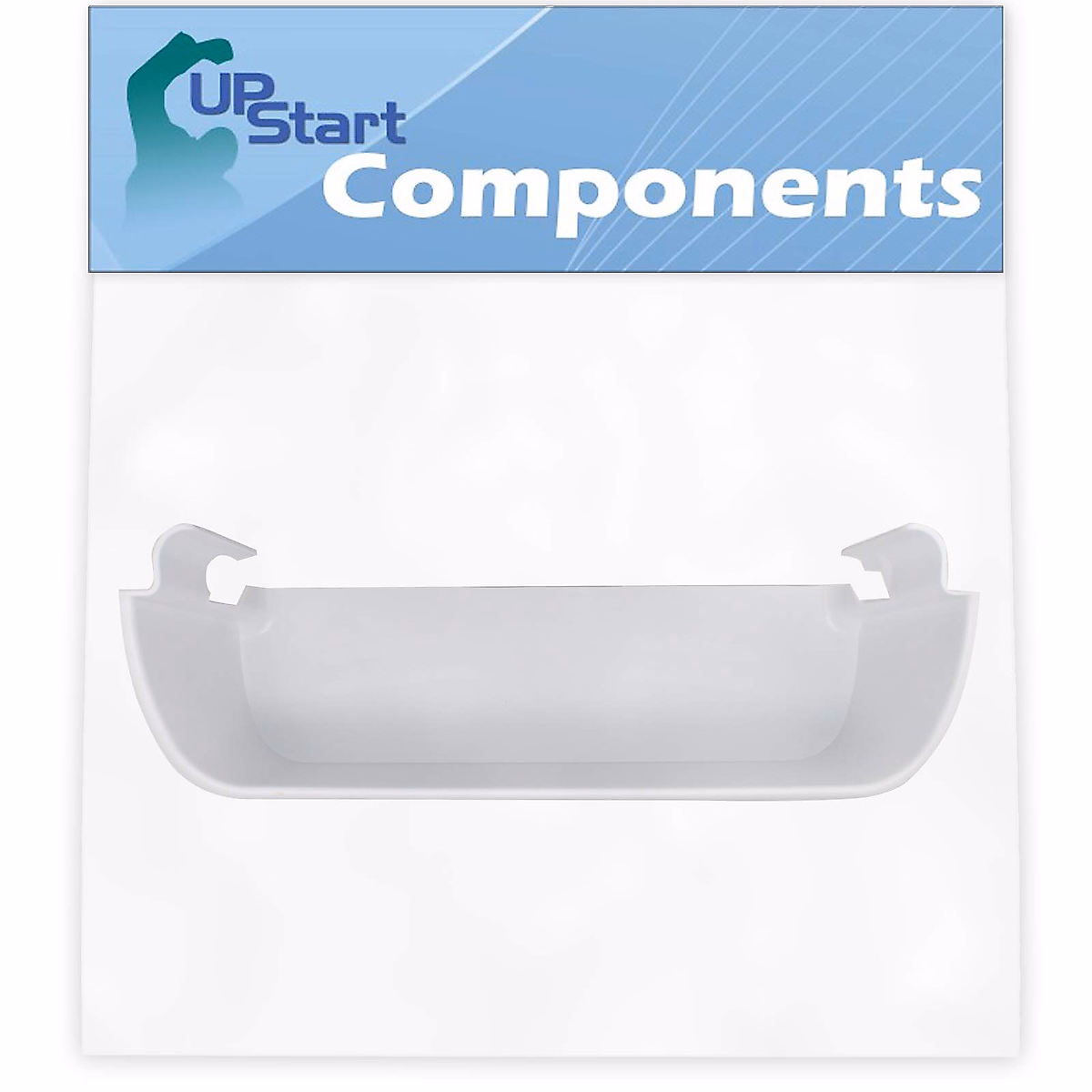 240323001 Refrigerator Door Bin Replacement for Kenmore/Sears 25357389601 Refrigerator - Compatible with 240323001 White Door Bin - UpStart Components Brand
